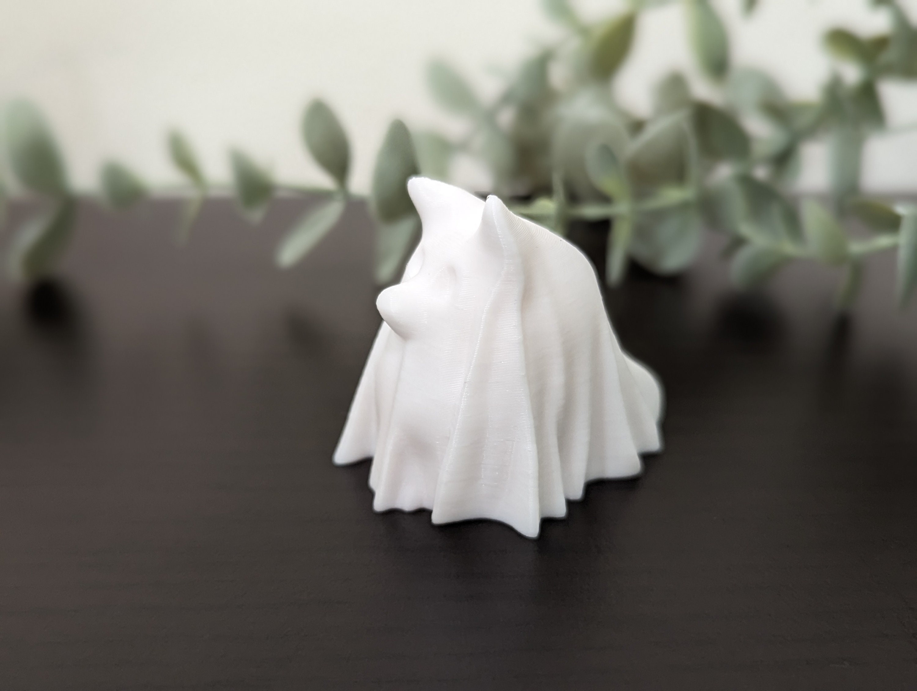 Ghost Dog Figure Cute Halloween Figurine Tiny Ghost - Etsy