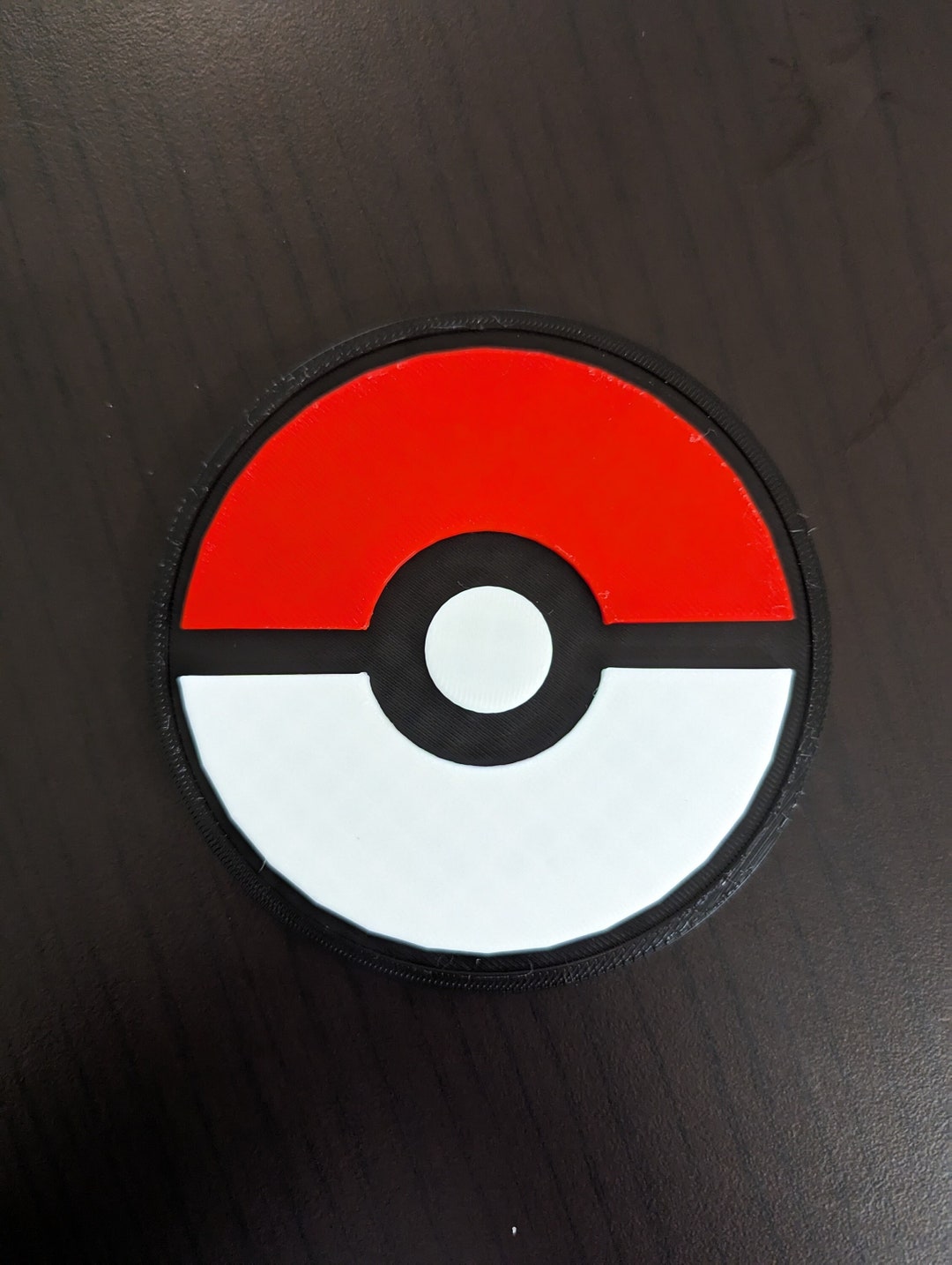 Pokeball Coaster, Pokemon Gift, Multi-colored Set of 2 Coasters, Fun ...