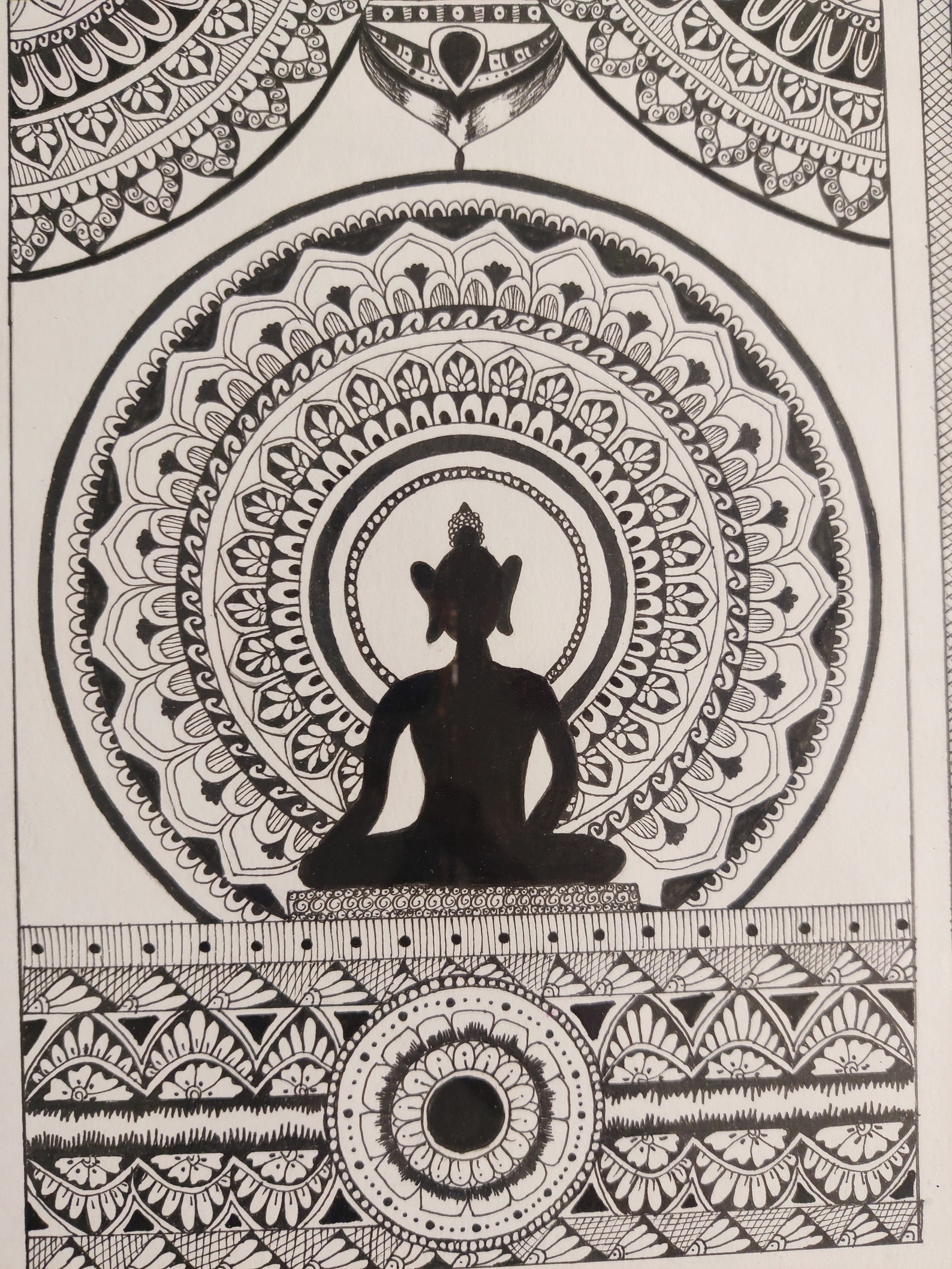 Buddha Mandala Art - Etsy