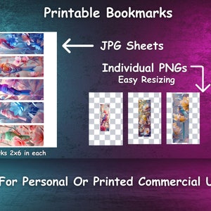 3D Birds Printable Bookmarks Bundle, Set of 20 PNG/JPG Bookmark Designs ...