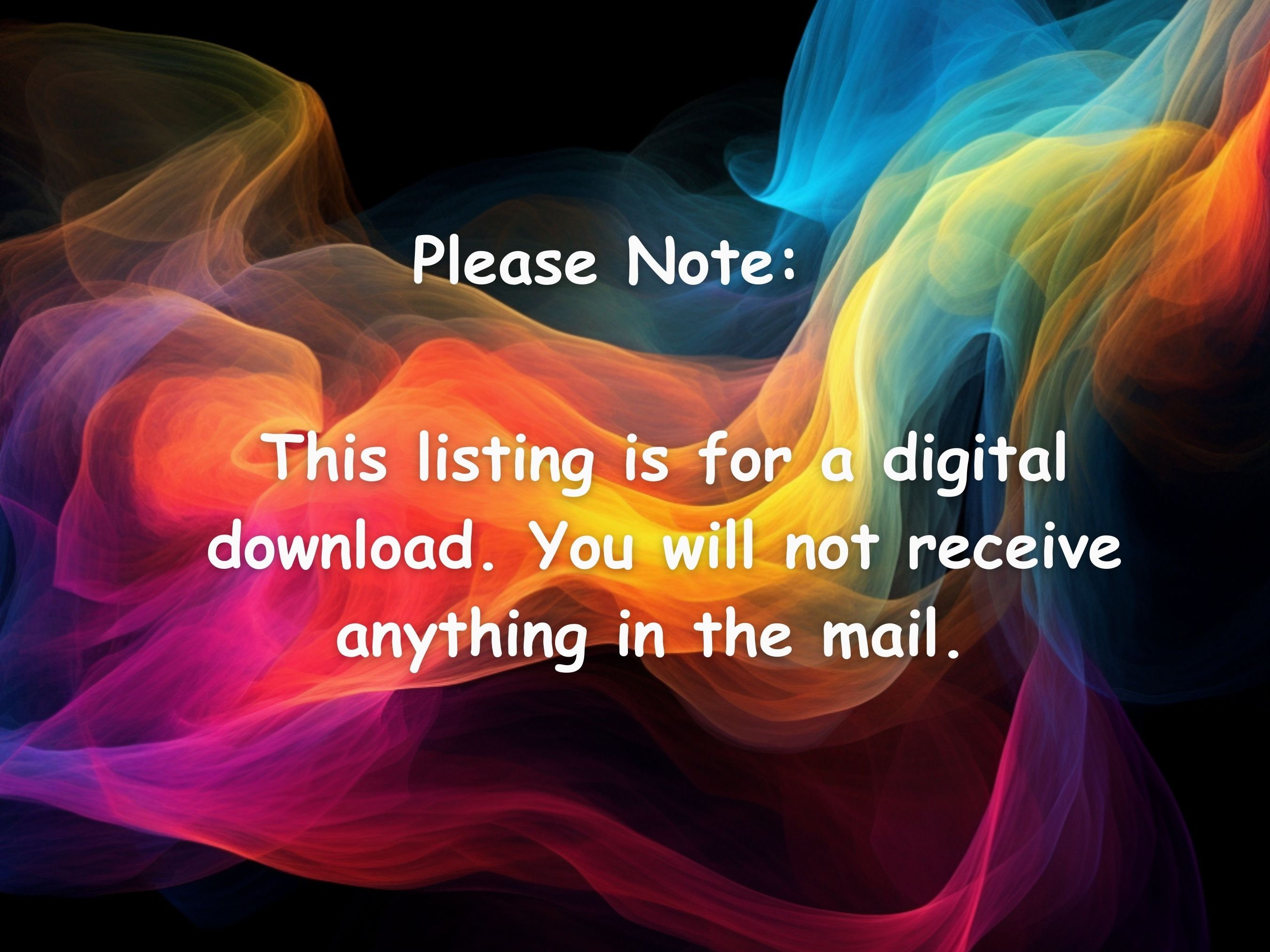 Rainbow Smoke Background Digital Paper Bundle Abstract - Etsy