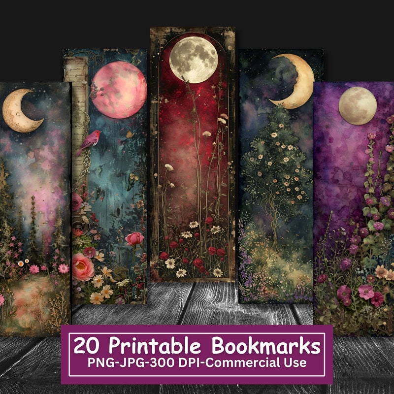 Printable Bookmarks - Etsy