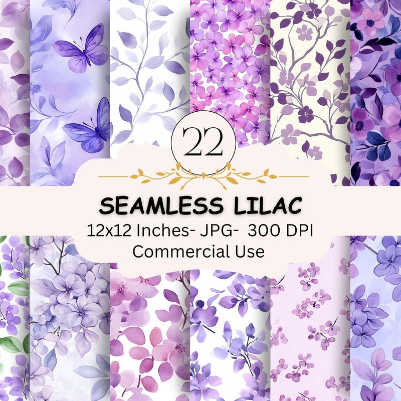 Lilac Abstract Art - Etsy