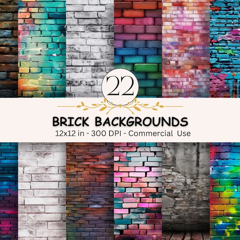 White Brick Backdrop - Etsy