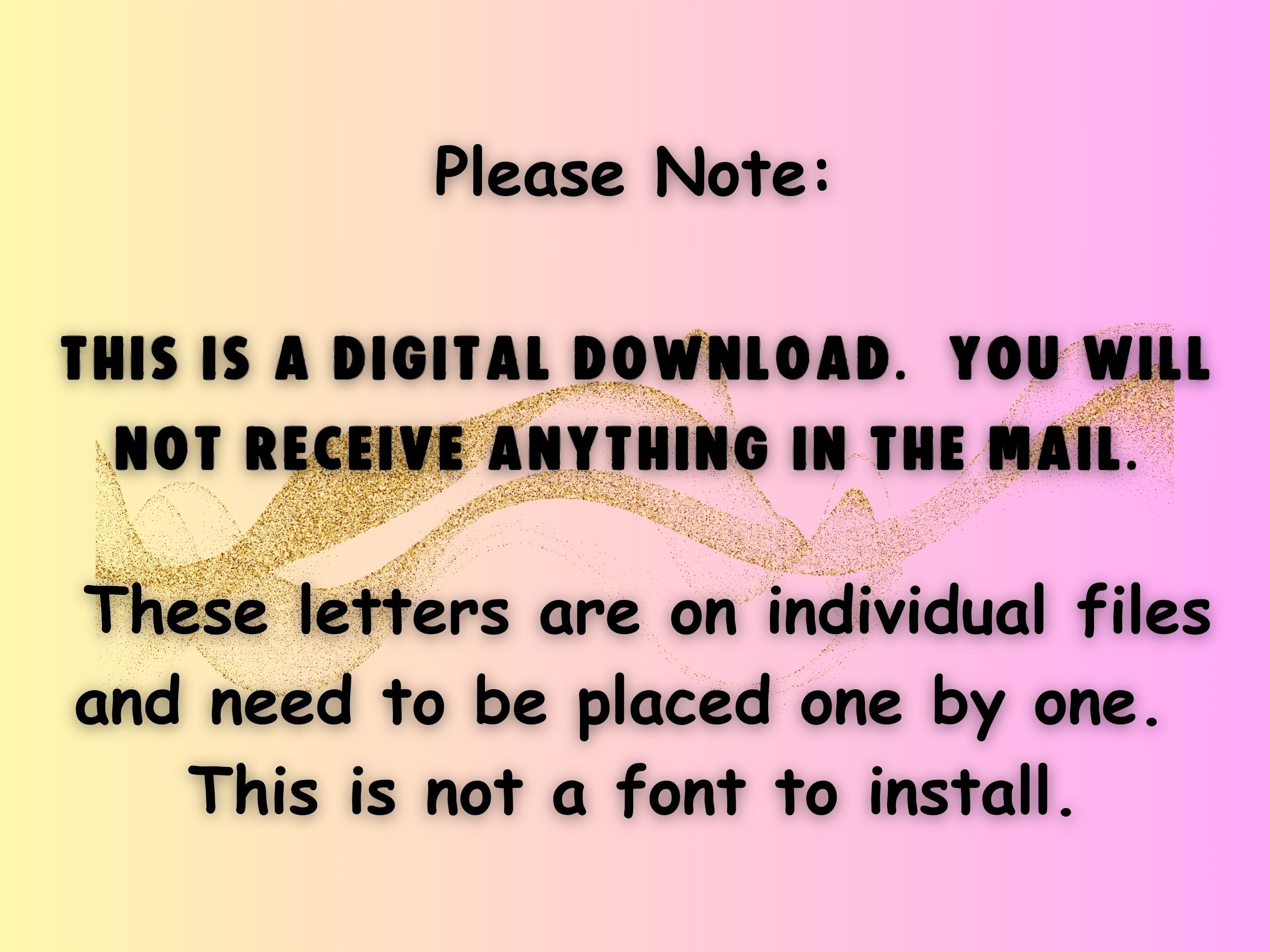 Pink Glitter Alphabet & Numbers Clip Art (PNG Digital Download) - Etsy