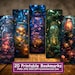 Firefly Jar Printable Bookmark Bundle, JPG Print and Cut Pages, 20 PNG ...