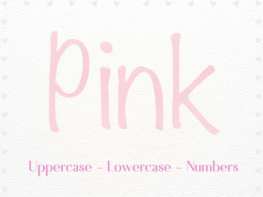 Pastel Pink Watercolor Alphabet Clip Art, PNG Letters Uppercase and ...