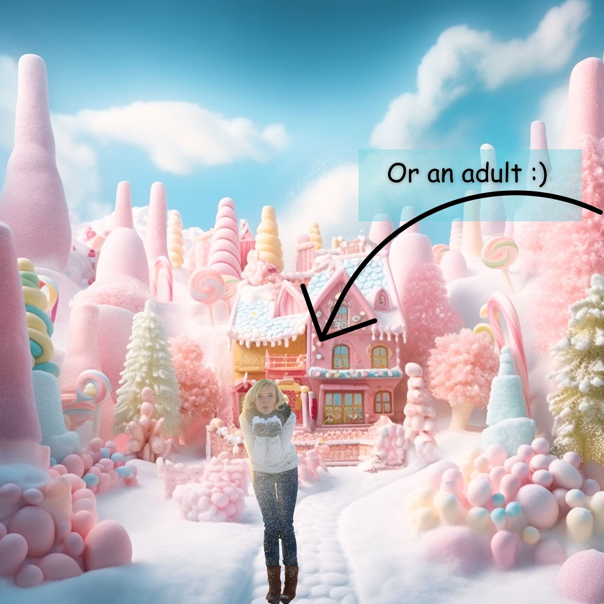 Pastel Candy World Digital Download for Card Making - Etsy