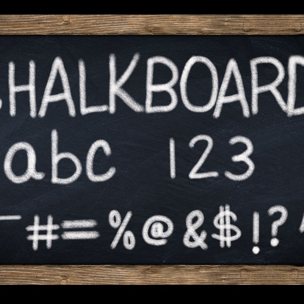 Chalk Letters - Etsy