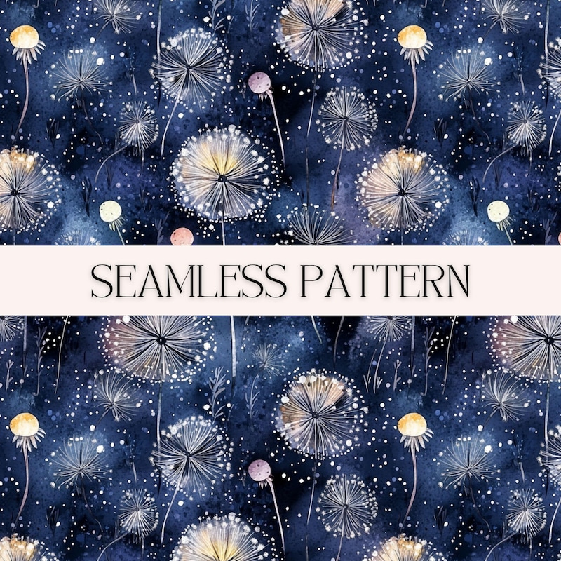 Dandelion Fabric - Etsy