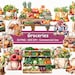 Watercolor Groceries Clipart Bundle: 33 PNG Food Illustrations (digital ...