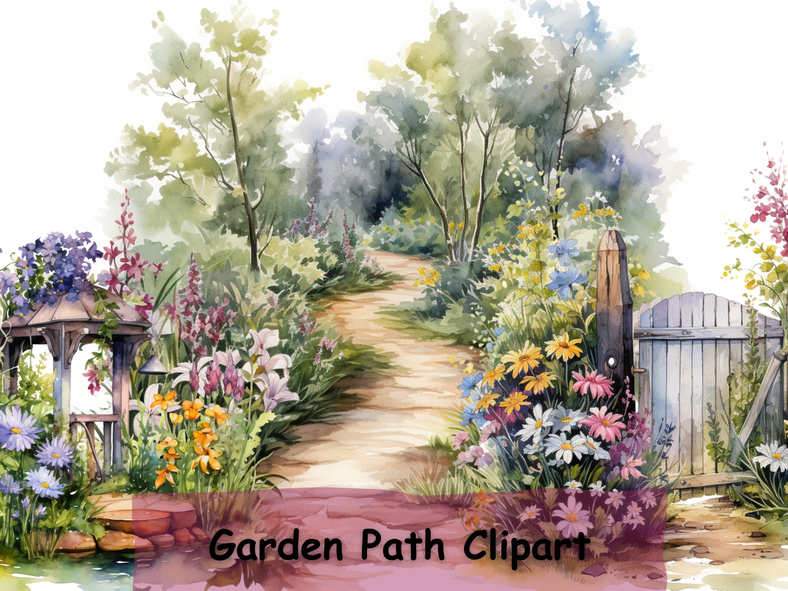 Garden Path Clipart
