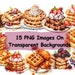 Watercolor Waffles Clipart Bundle: Breakfast Food Pngs (digital ...