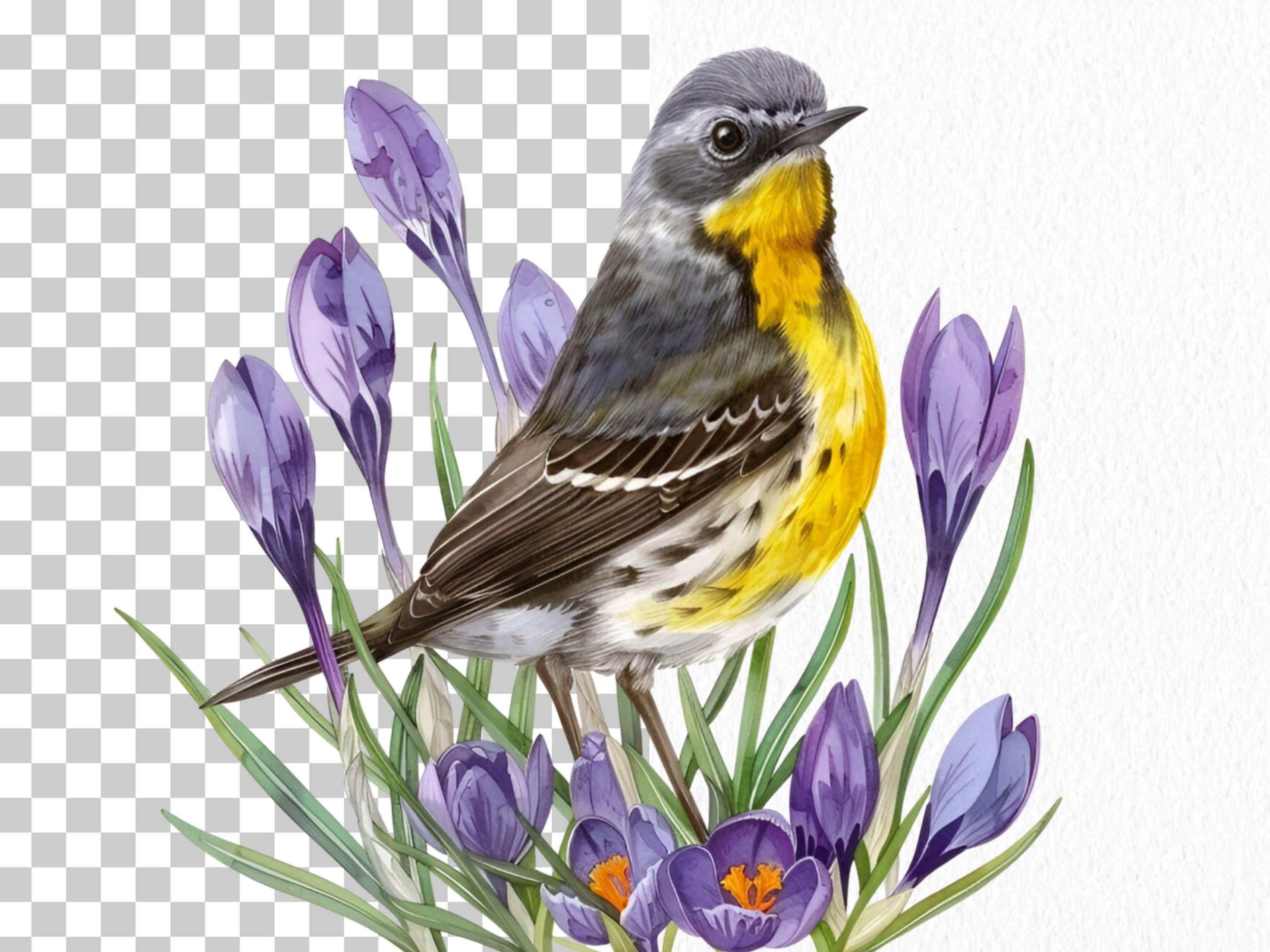 Colorful Birds Clipart Bundle, PNG Set of 32, Bird Illustrations ...