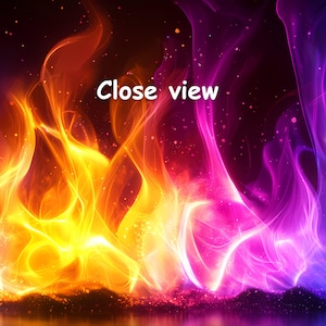 Rainbow Colors Neon Tumbler Fire Flames Background Texture Bundle ...