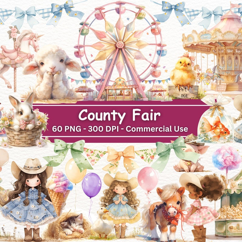 County Fair Clip Art - Etsy