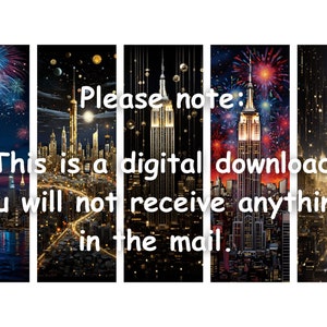 Fantasy City Printable Bookmarks Bundle, Set of 25 PNG/JPG Bookmark ...