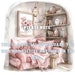 Coquette Book Clipart: Vintage Book Stacks PNG Set (digital Download ...