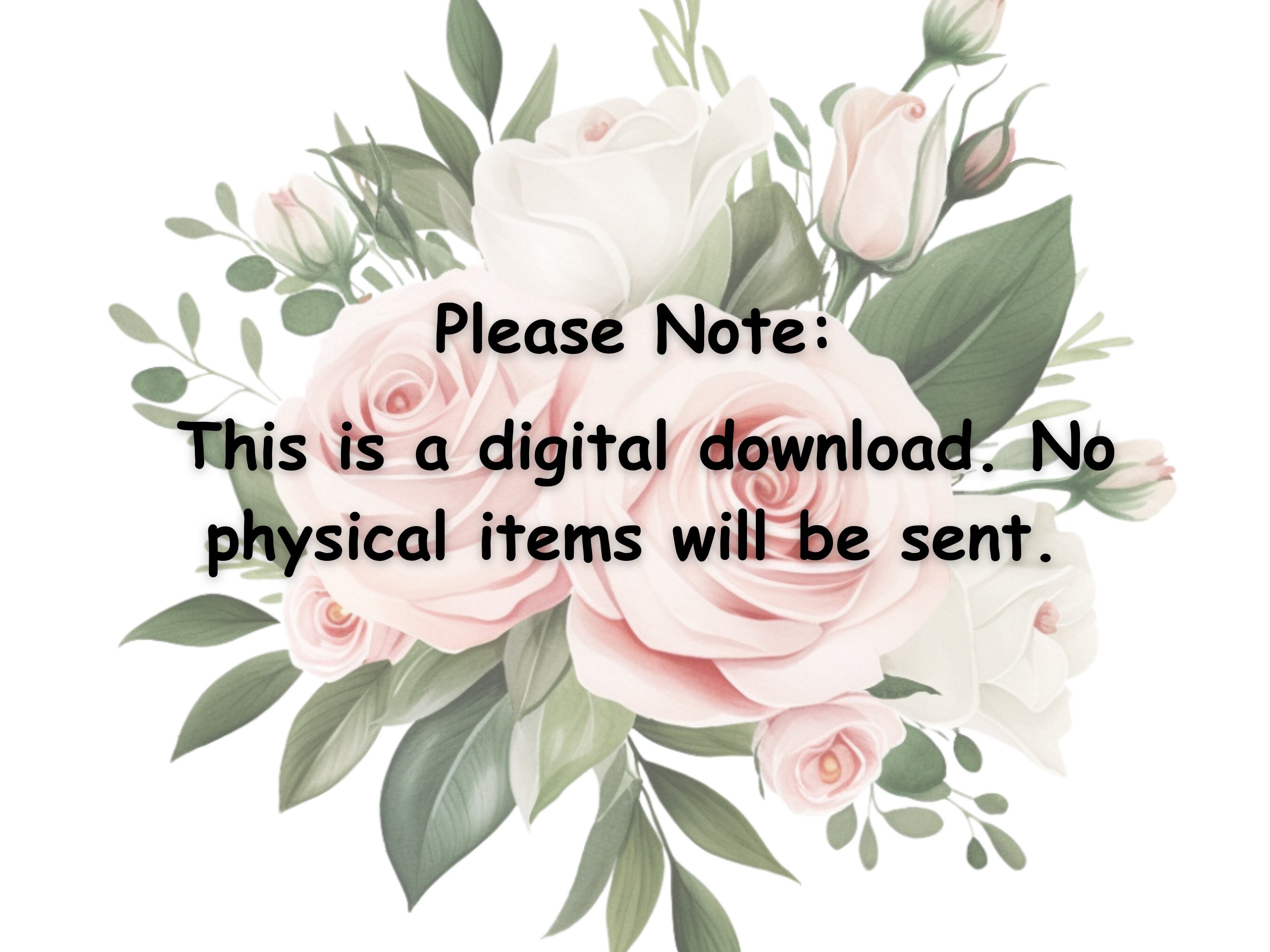 Watercolor Pink Roses Clipart Floral Clip Art Bundle 24 - Etsy