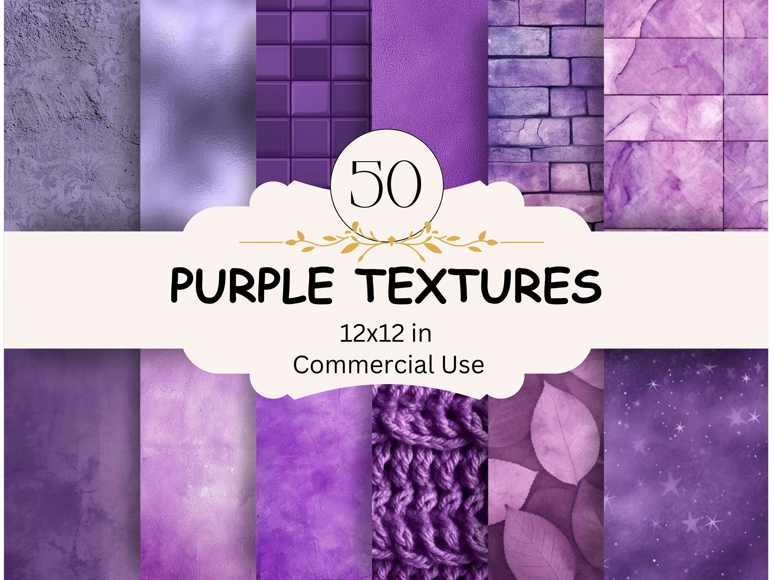 Paquete de texturas moradas imprimibles paquete adicional de - Etsy México