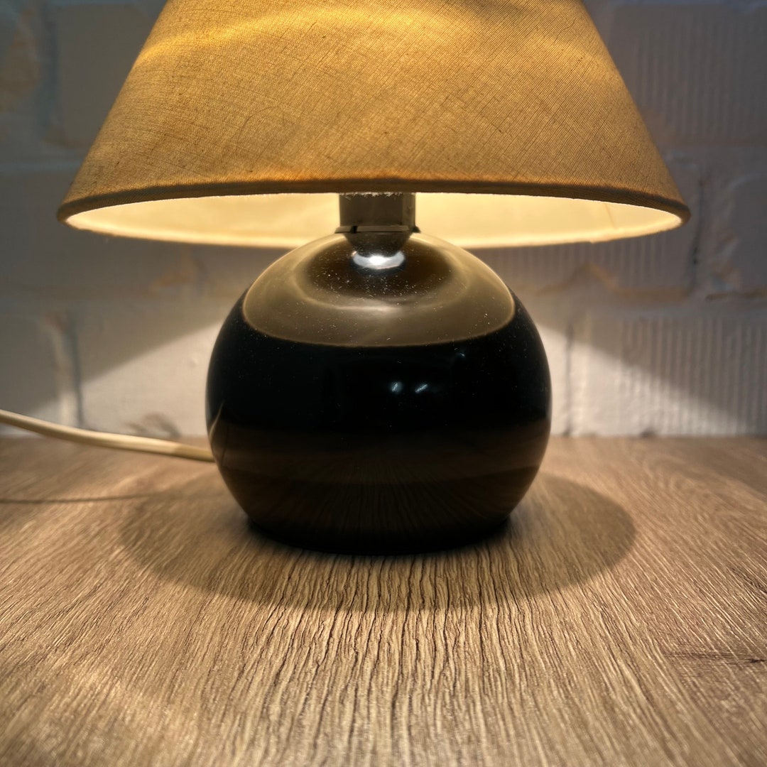 Ikea Vintage Black Table Lamp Bedside Lamp - Etsy
