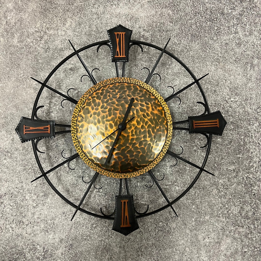 Mauthe Wall Clock Hechinger Quartz Time 60s Clock - Etsy