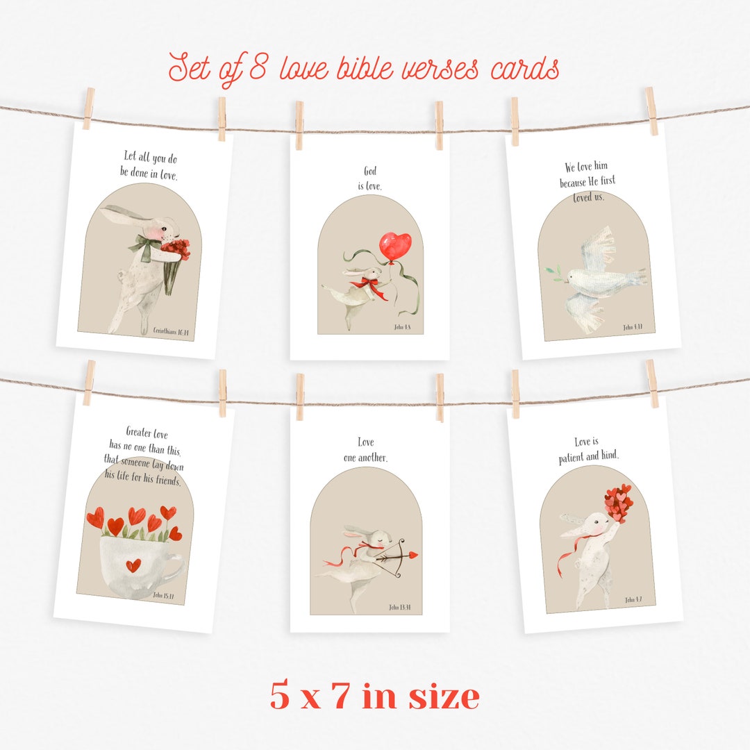 Printable Bible Verse Cards for Kids, Bible Activities for Kids ...