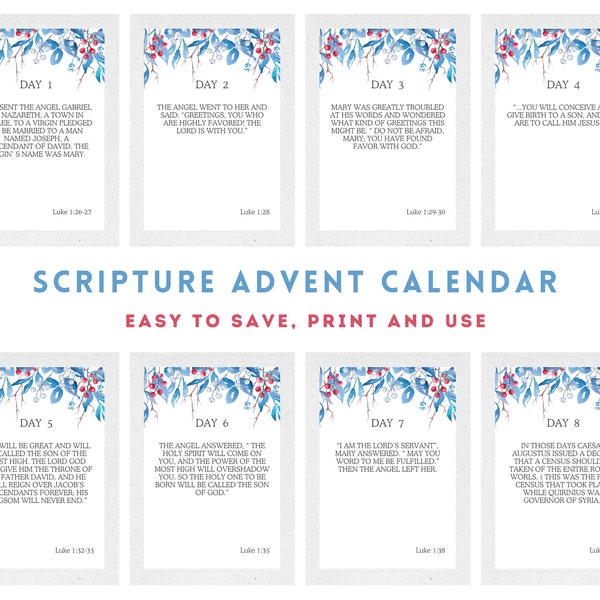 Nativity Advent Calendar - Etsy