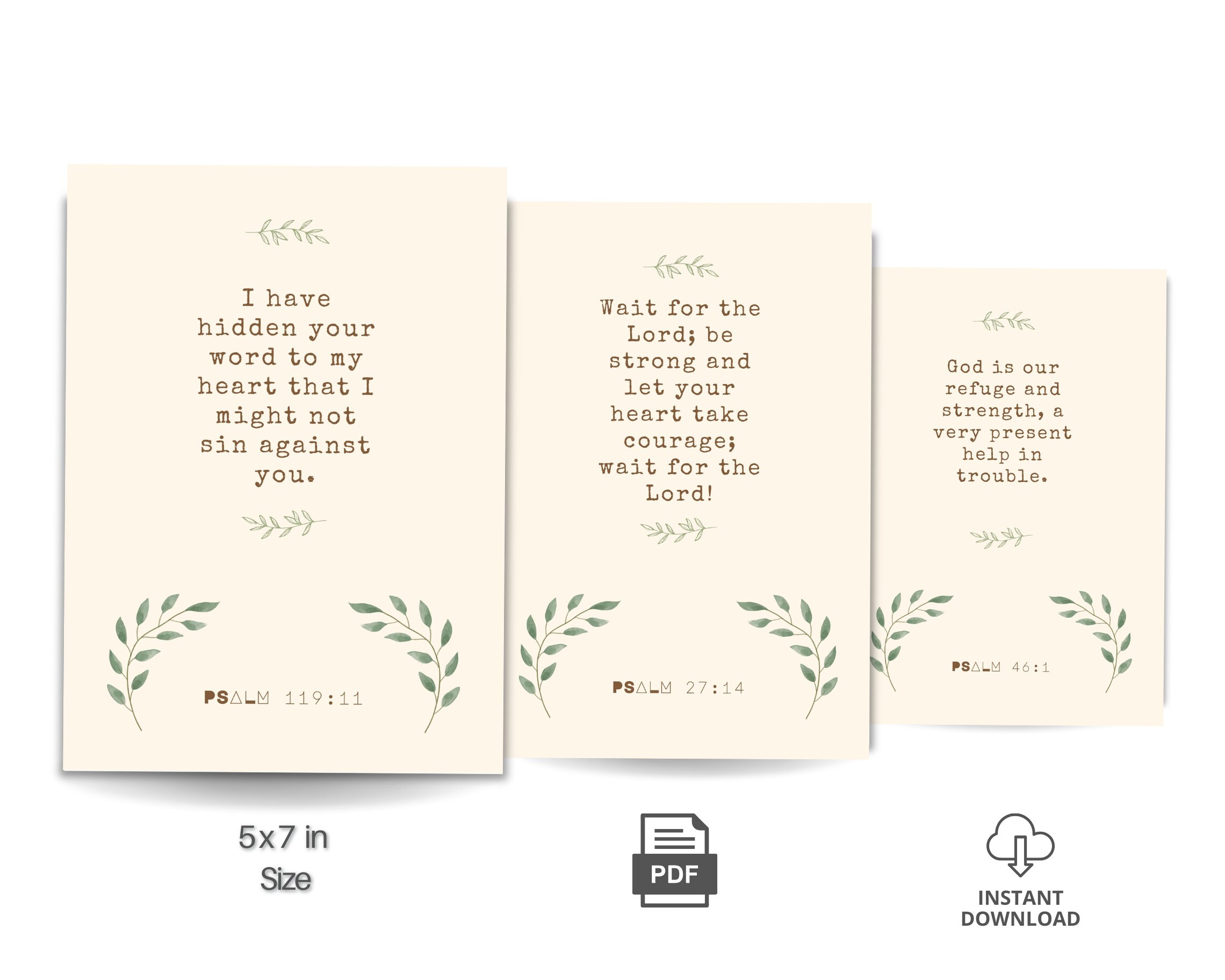 Bible Verse Cards Printable, Christian Cards Printable, Scripture Cards ...
