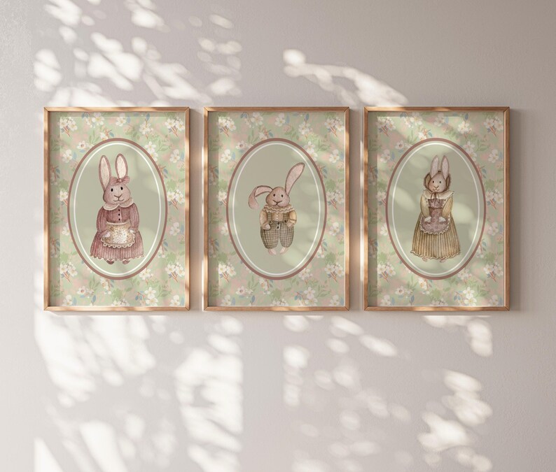 Beatrix Potter Print, Peter Rabbit Wall Art, Rabbit Nursery Print ...