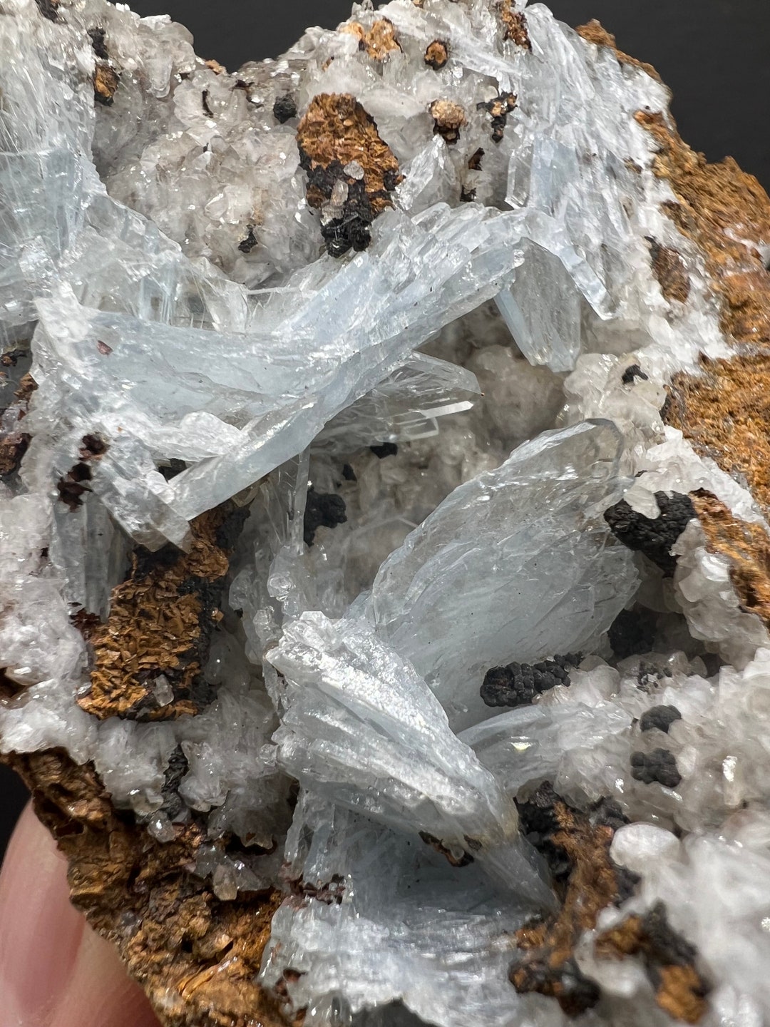 Gorgeous Blue Barite Crystals on Matrix 292g 10.3oz - Etsy