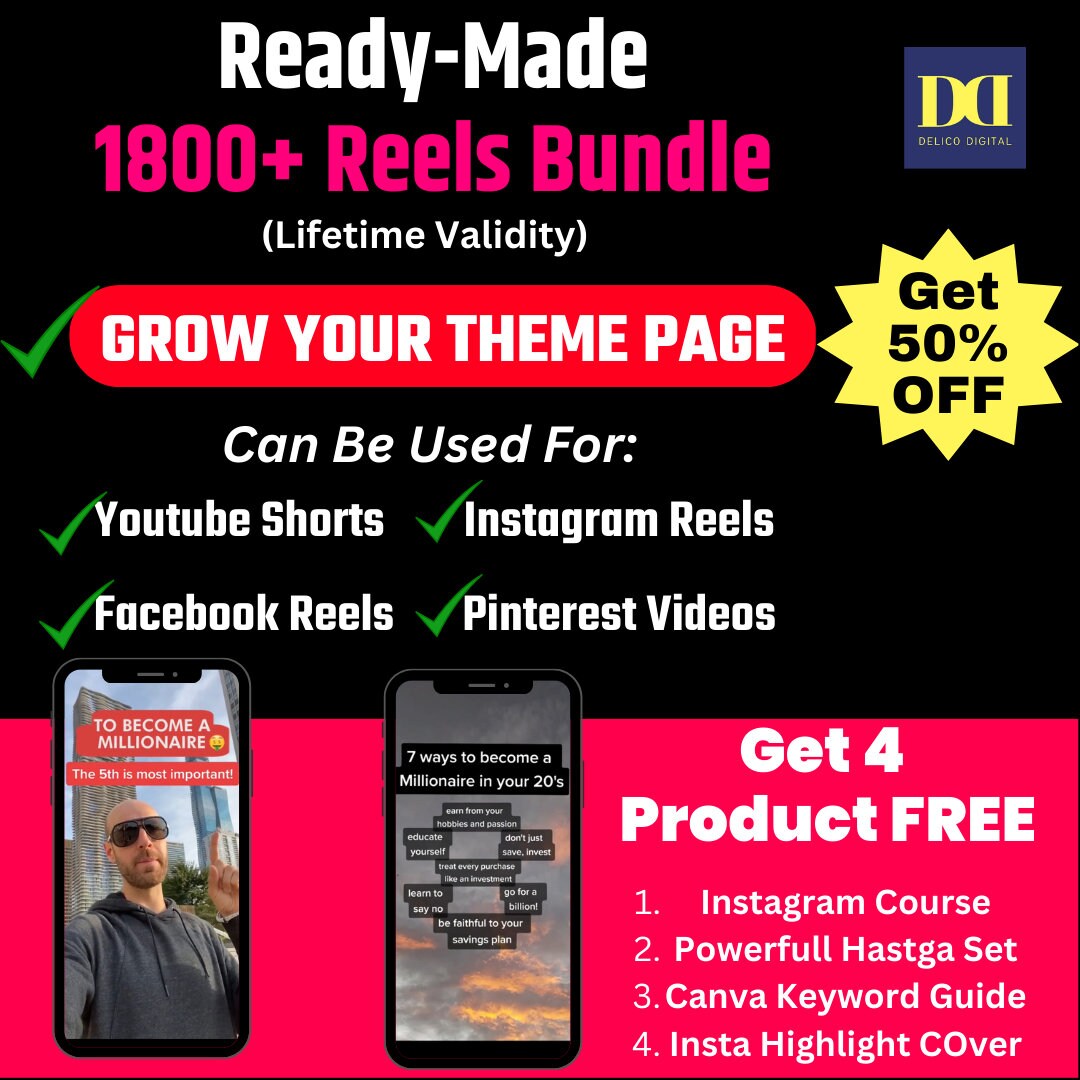 1800+ Ready to Use Viral Insta Reels, Youtube Shorts,tiktok Video ...