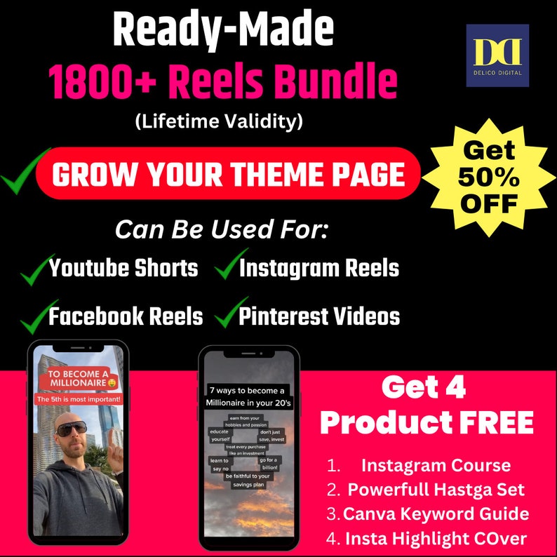 1800+ Ready to Use Viral Insta Reels, Youtube Shorts,tiktok Video ...