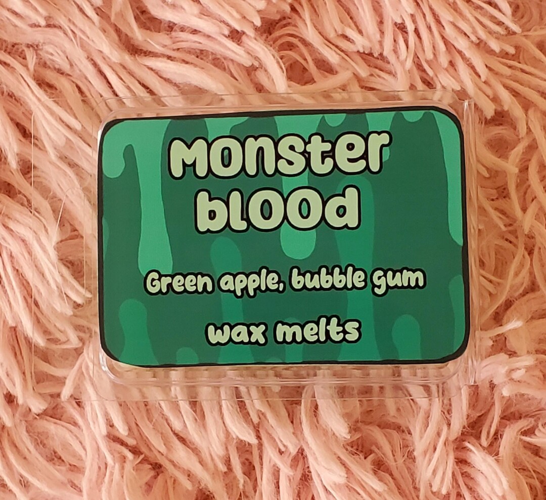 Monster Blood : Green Apple & Bubblegum Goosebumps Inspired Wax Melt - Etsy