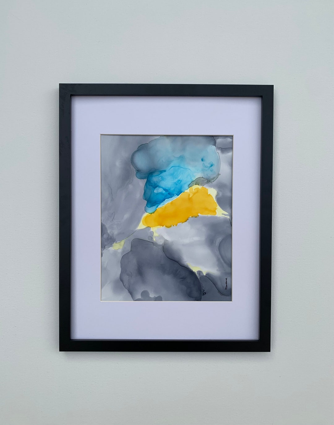 Ukrainian Art, Ukrainian Symbols, Alcohol Ink Art, Wall Decor - Etsy