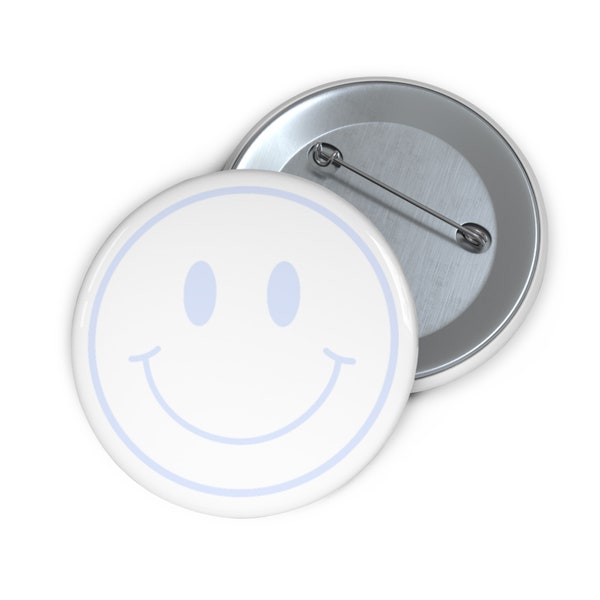 Smiley Face Pin - Etsy