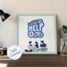 Ask for Help Poster, Mental Health Wall Art, Unframed Wall Decor ...
