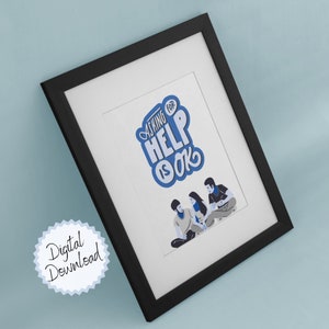 Ask for Help Poster, Mental Health Wall Art, Unframed Wall Decor ...