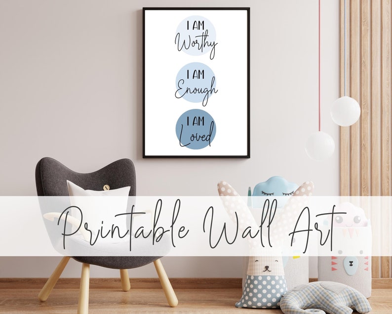 Printable Affirmation Wall Art Affirmation Prints - Etsy