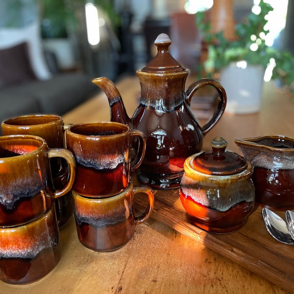Pottery Tea Set - Etsy