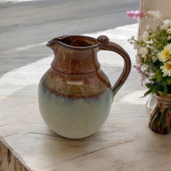 Vintage Pottery Pitchers VINTAGE STONEWARE PITCHERS Privet House