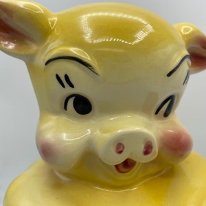 Pig in a Poke Cookie Jar, American Bisque 1950's, Hand Painted in ...