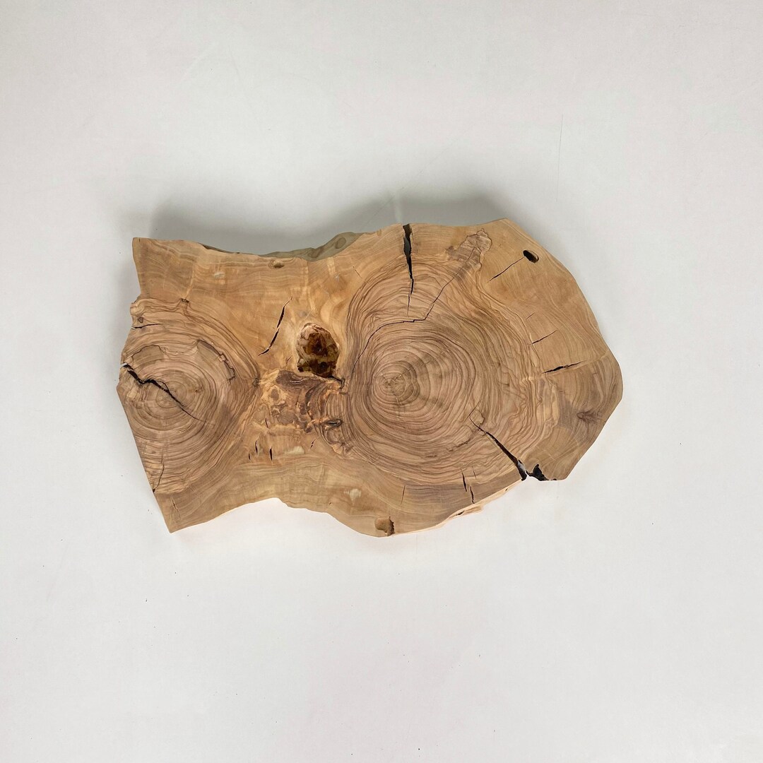 Olive Wood Slab, 14"x9"x1.2" Epoxy Resin Wood, Live Edge Wood Slab ...