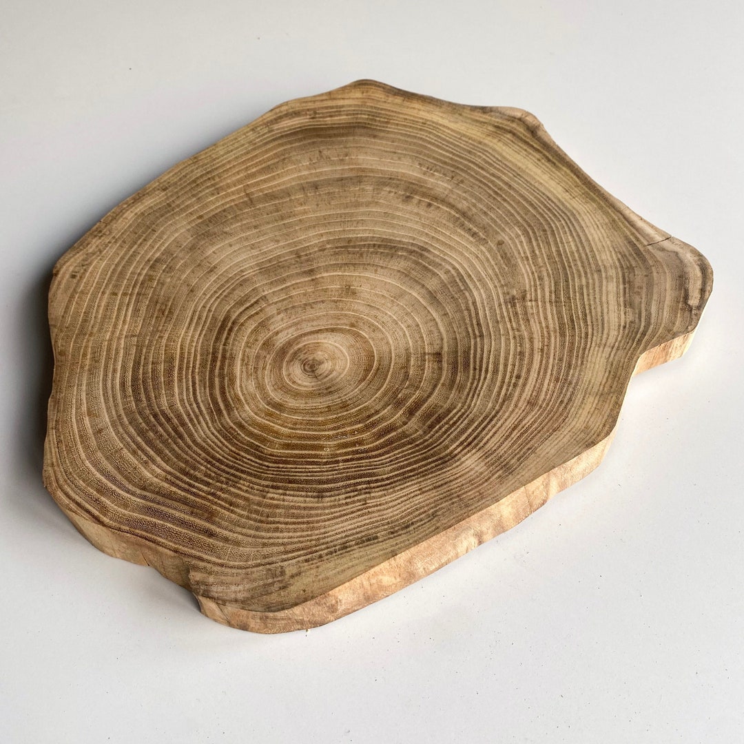 Live Edge Acacia Wood Slab, 13x13x1 Raw Edge Wood, Epoxy Resin Wood ...