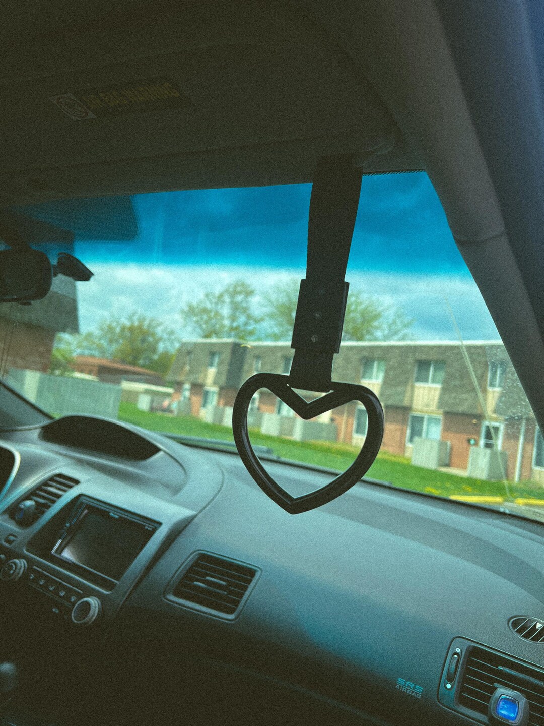 Heart Tsurikawa JDM Car Charm | Pull Handle Tow Hook - Etsy