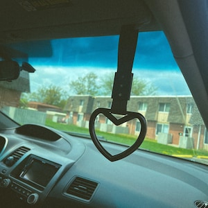 Heart Tsurikawa JDM Car Charm | Pull Handle Tow Hook - Etsy