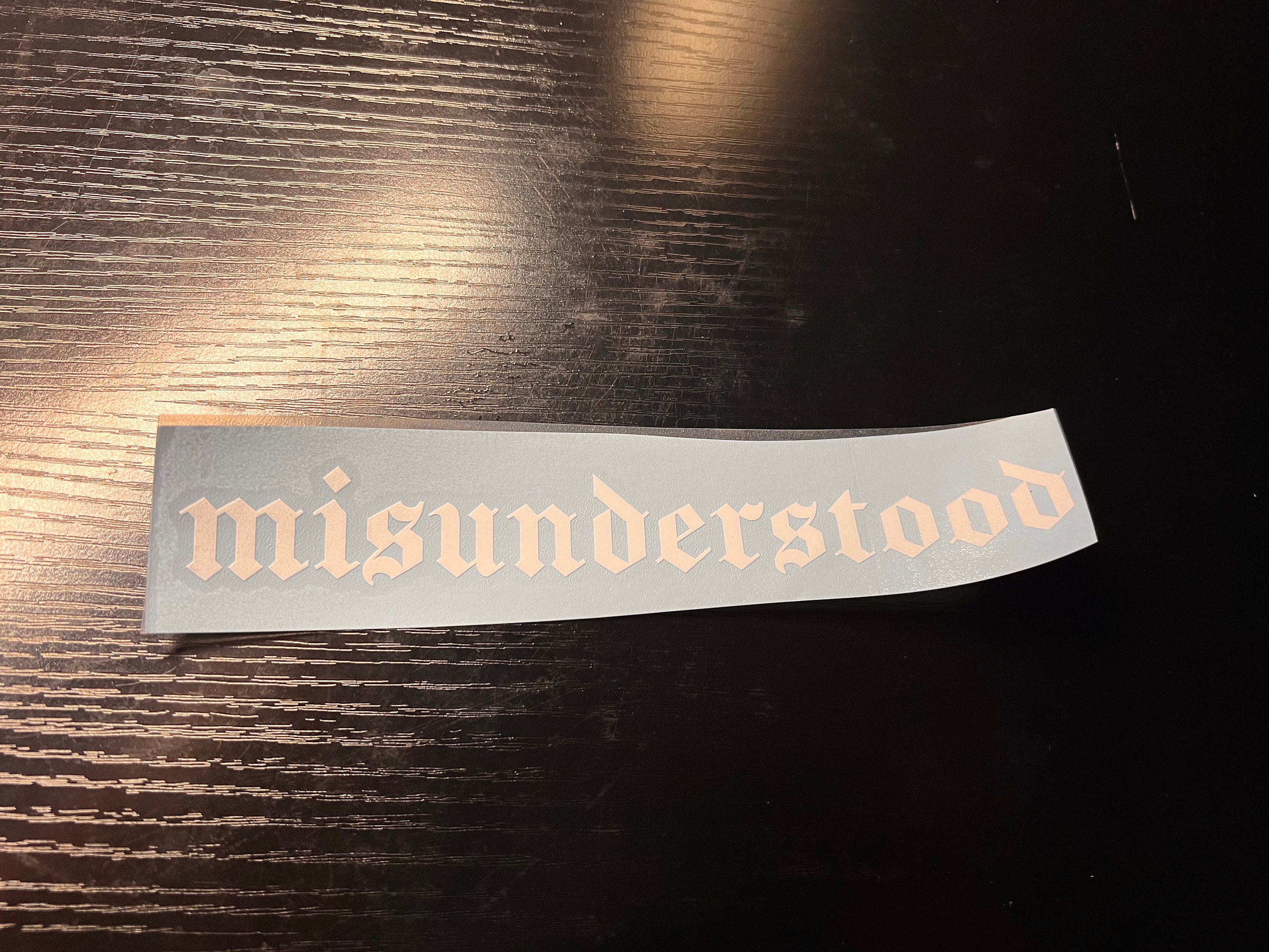 Misunderstood Vinyl Decal | JDM Sad - Etsy
