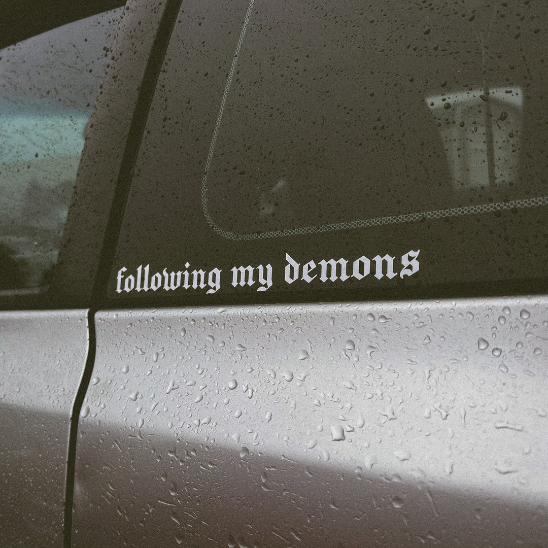 Following My Demons JDM Vinyl Decal - Etsy