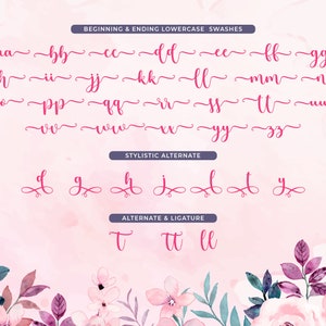 Rothyna Script | Modern Font, Cute Font, Love Font, Lovely Font, Romantic Font, Wedding Font ...