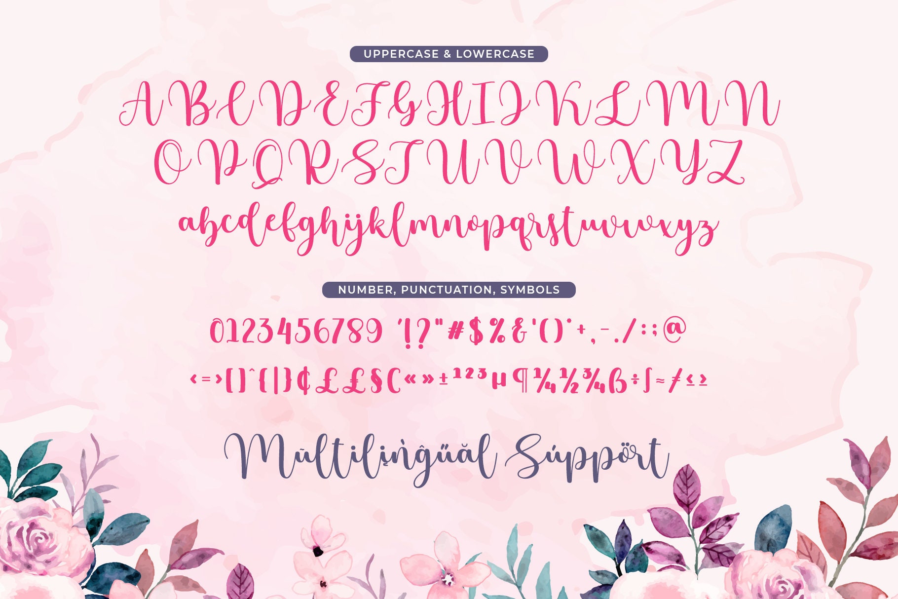 Rothyna Script Modern Font Cute Font Love Font Lovely - Etsy